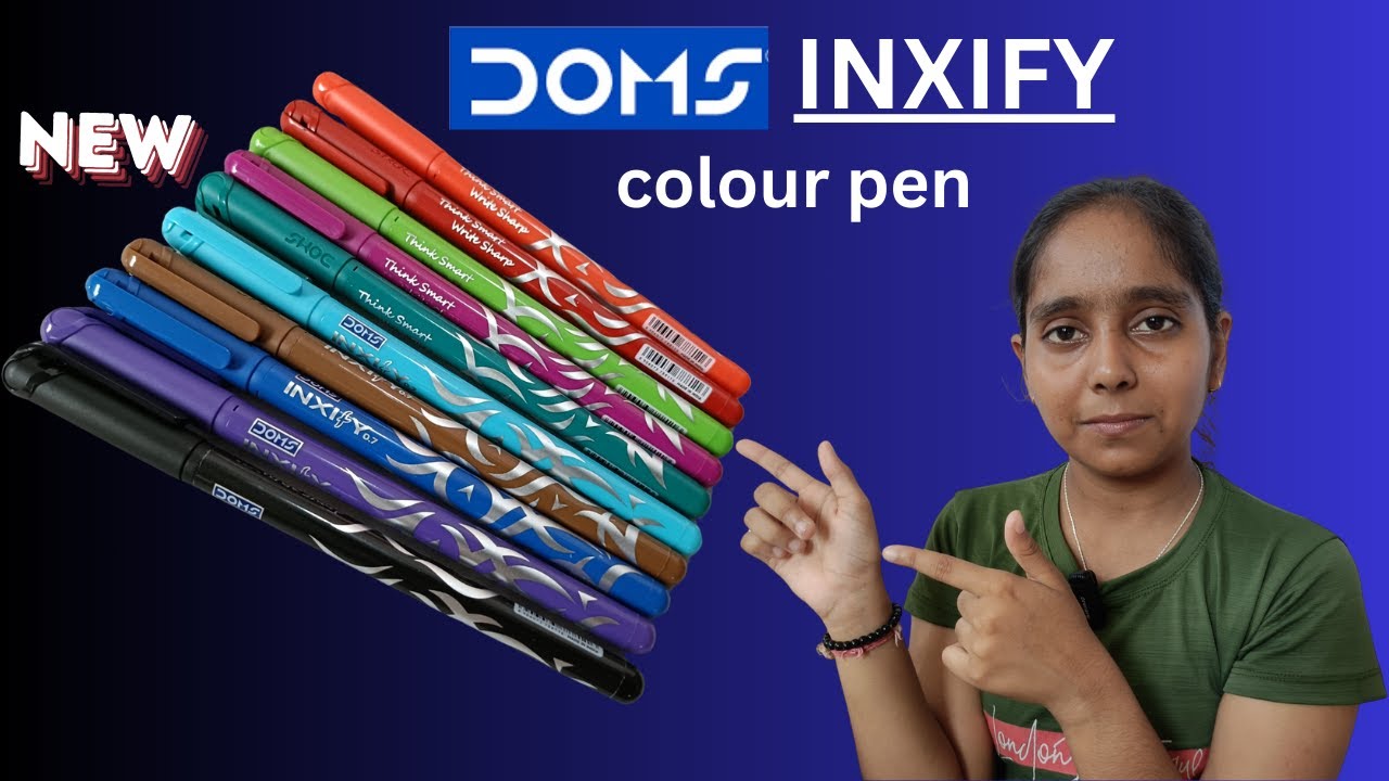 Get Ready to CREATE with NEW DOMS inxify Colour Pen Set - YouTube