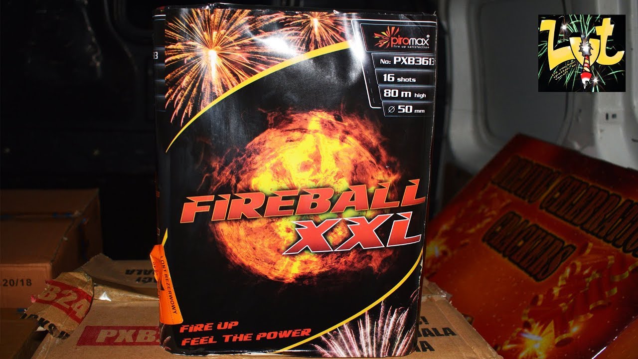 Fireball XXL 50mm 16 Shots Cake Piromax Fireworks - YouTube