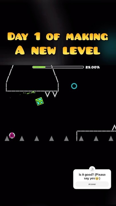 Day 1 of working on my #geometrydash level! Song: wavetapper by @frumsdotxyz #noneuclidean - YouTube