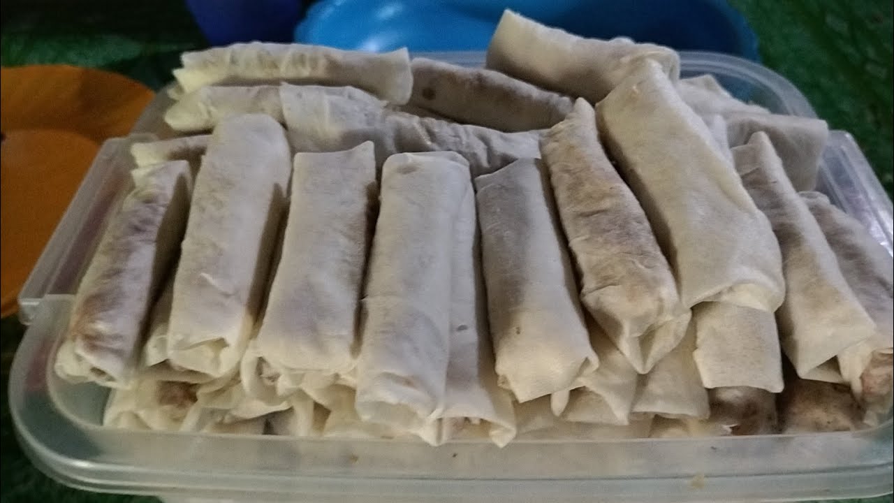 NAG LUTO AKO NG LUMPIA PARA SA HANDA SA PASKO - YouTube