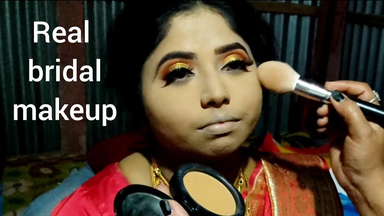 Real Bridal Makeup Step By Step Youtube