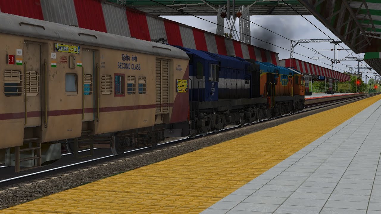 16733 RMM Okha Express Gameplay Part1 From Katpadi TSDR V4 IR MSTS ...