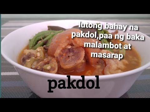#pakdol Lutong bahay: ang masarap at malambot na pakdol - YouTube
