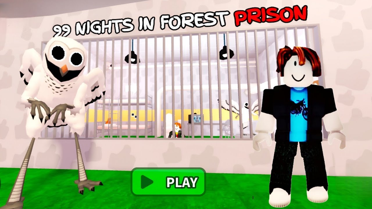 Escape 99 Nights In Forest Prison Run With Owl Obby Full Gameplay - YouTube