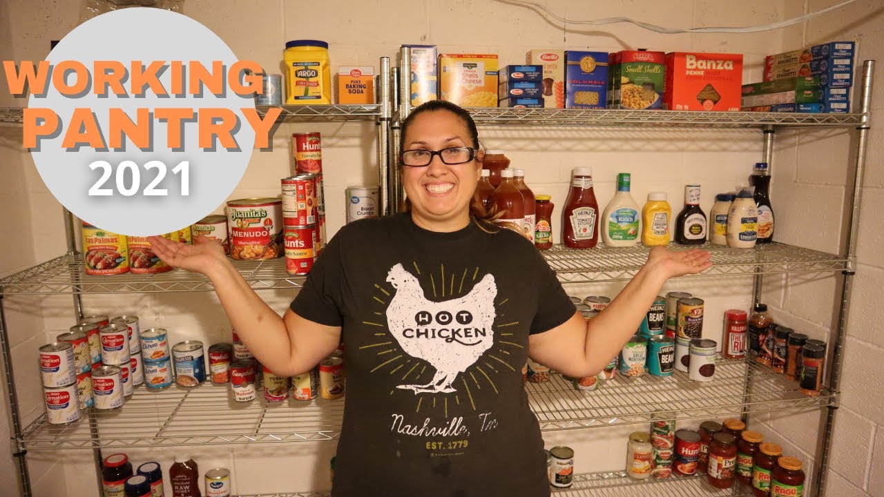 Working Pantry Tour 2021// Homestead Pantry tour 2021 - YouTube
