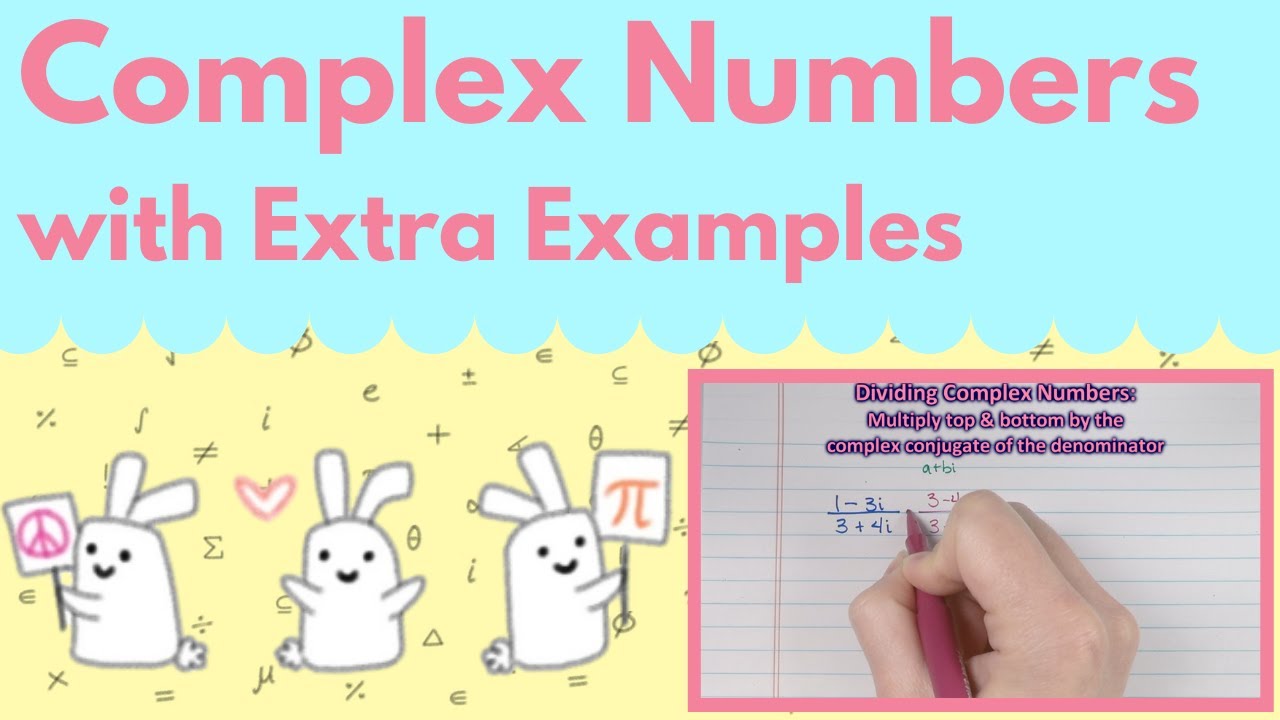 Complex Numbers: Add Subtract Multiply Divide with Extra Examples - YouTube