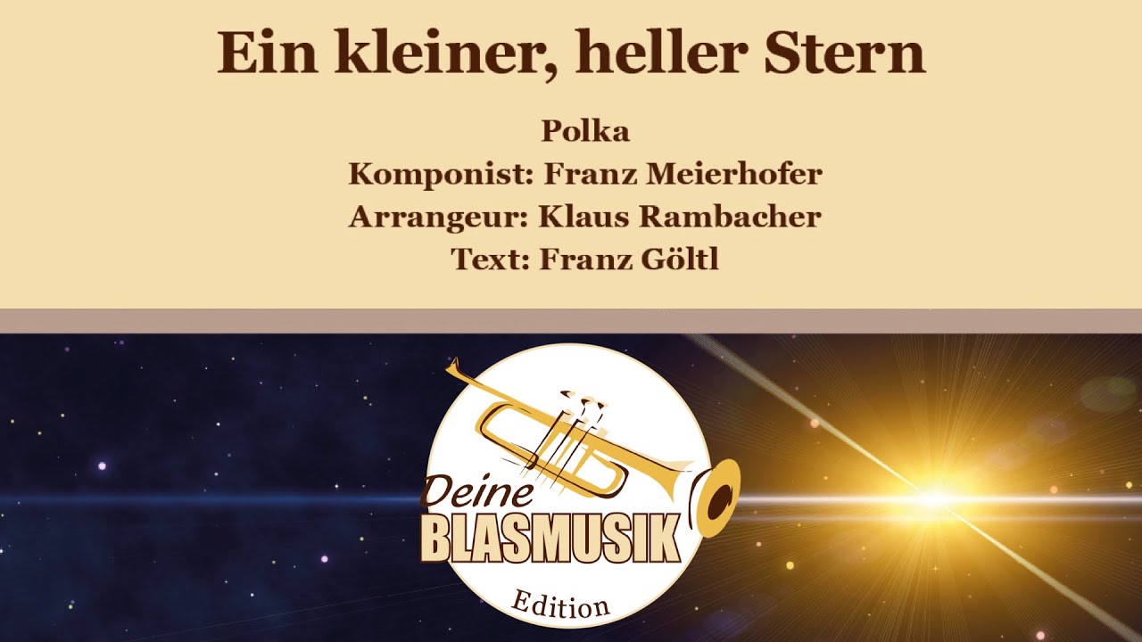 Ein kleiner heller Stern (Instrumentalversion) - YouTube