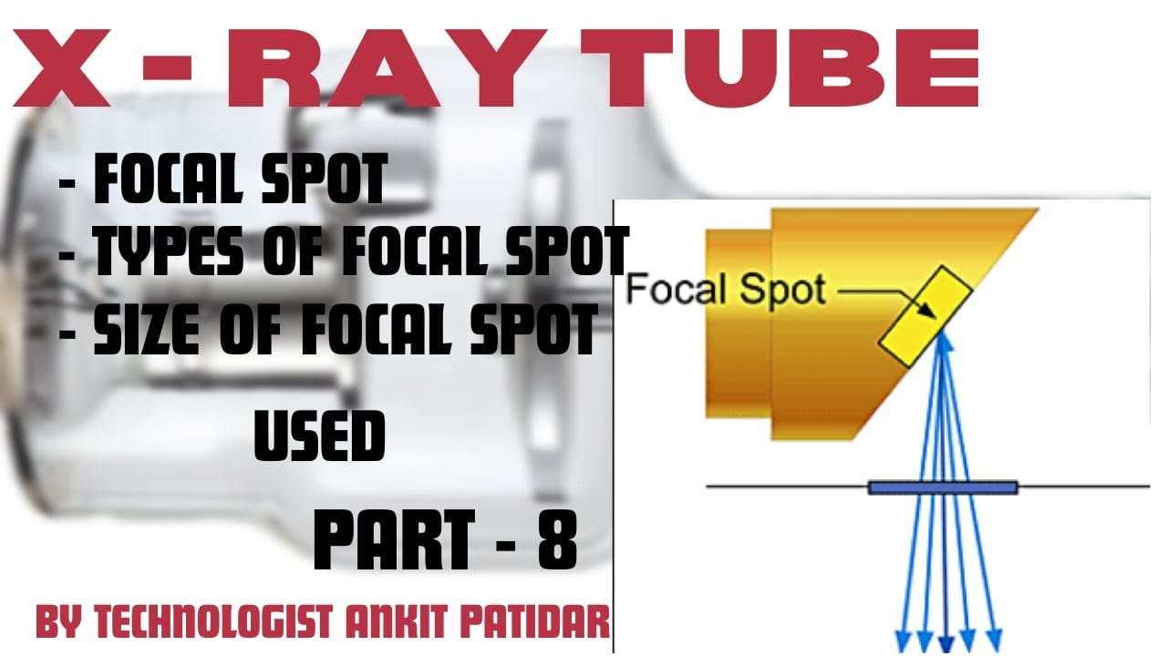 FOCAL SPOT || X-RAY TUBE || LECTURE - 13 || EXPLAINED IN DETAIL BY ...
