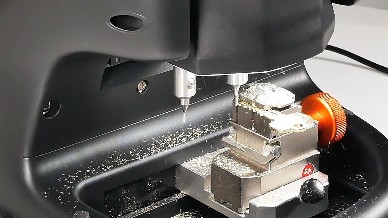 Cutting Best/Falcon SFIC Keys Using the Black Widow Key Machine - YouTube
