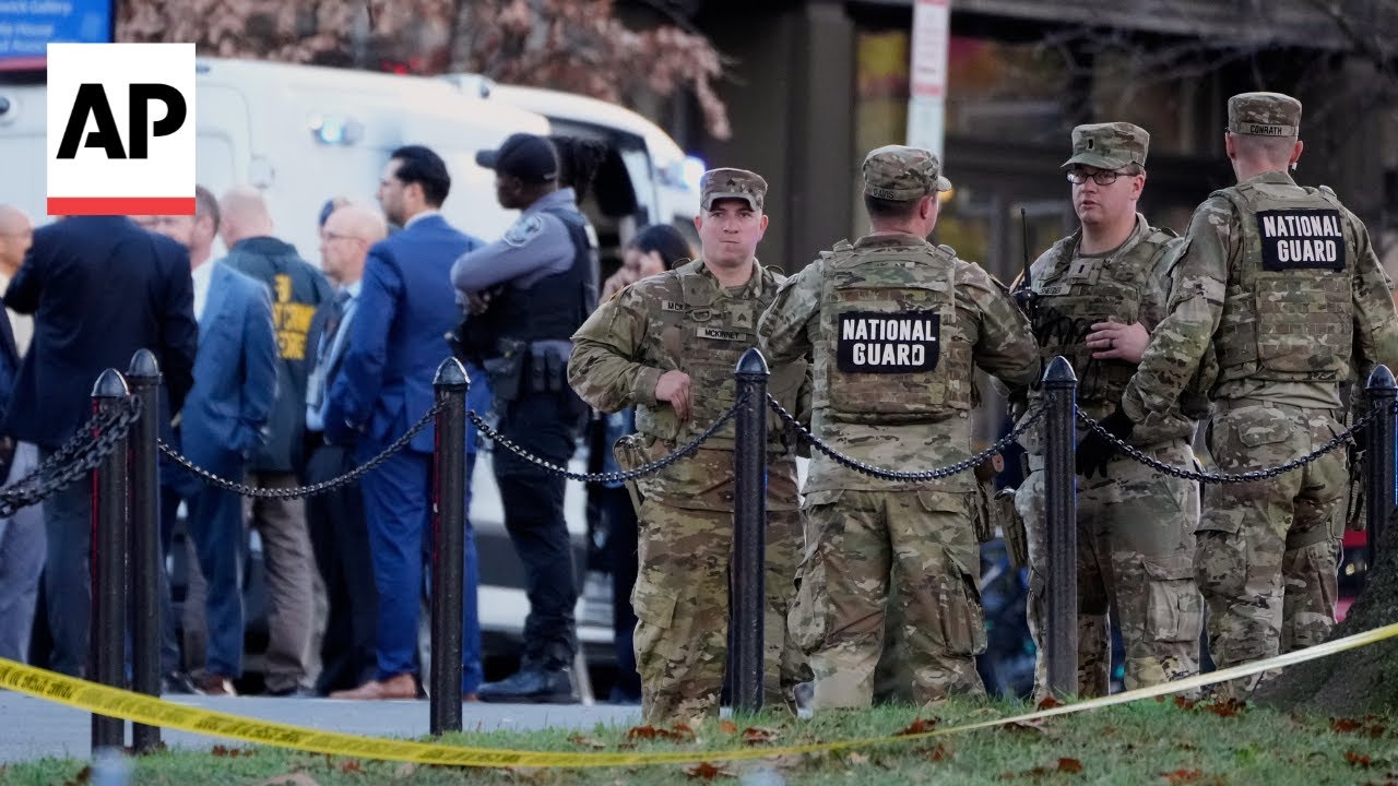 AP reporter describes scene where two National Guard members were shot ...