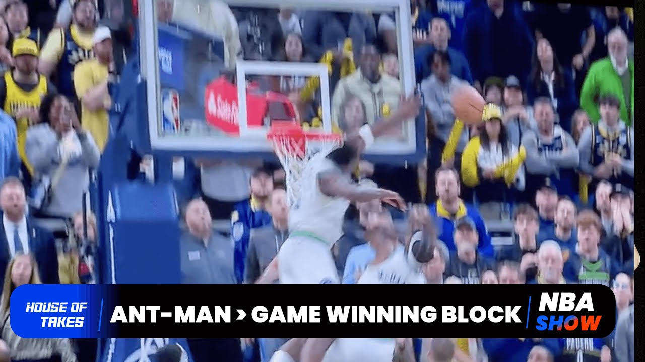 ANTHONY EDWARDS WITH AN INSANE GAME WINNING BLOCK! - YouTube
