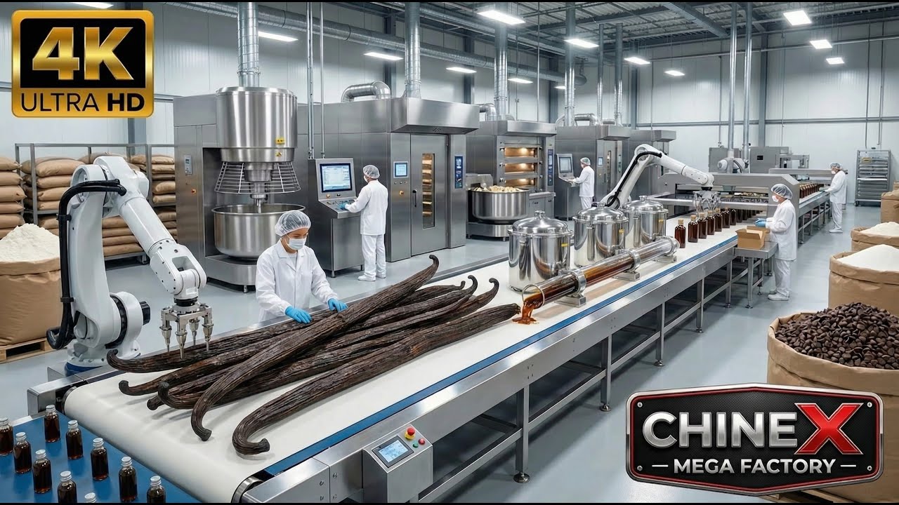 Inside a Modern Vanilla Extract Factory: From Fresh Beans to Pure ...
