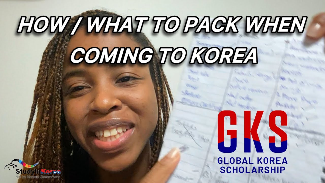 HOW/WHAT TO PACK WHEN COMING TO KOREA FOR GKS| GKS SERIES - YouTube