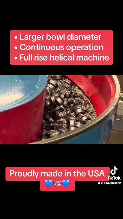 CLM Vibetech VT-20LR Long Radius Finishing Machine - YouTube