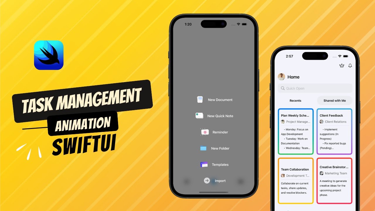 I Built A Swiftui Task App In 1 Hour And So Can You Youtube