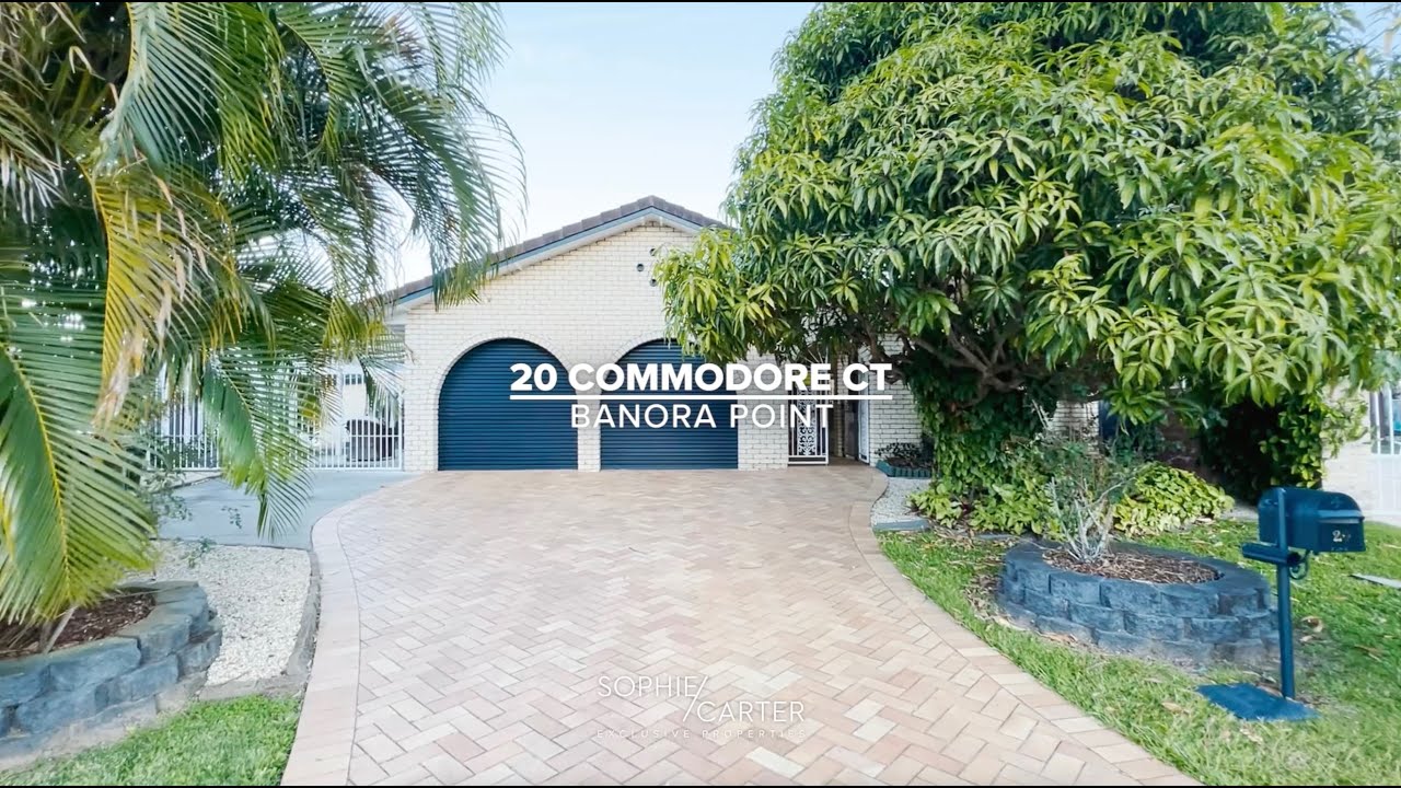 WELCOME TO 20 COMMODORE COURT, BANORA POINT - YouTube