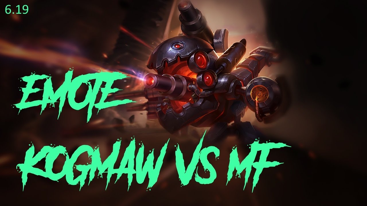 Emote Kog Maw vs Miss Fortune ADC [Patch 6.19] - YouTube
