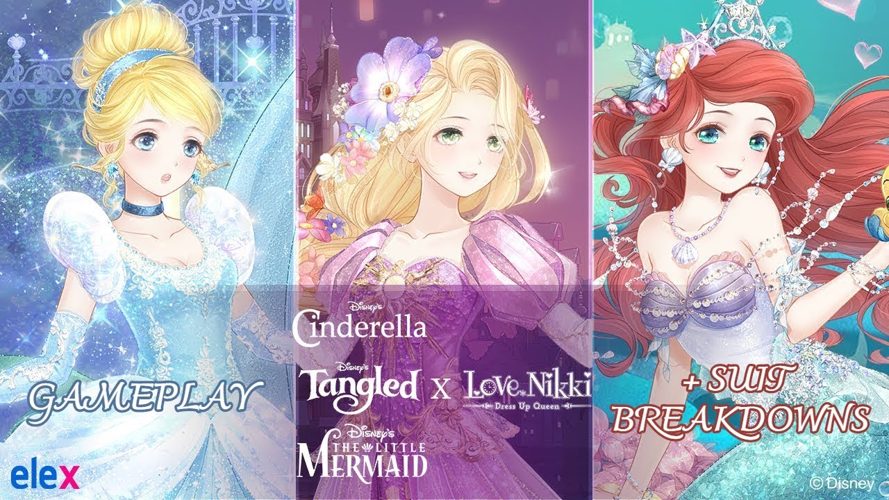 Love Nikki - Disney Princesses Collab | GAMEPLAY | + Recharge & Suit ...