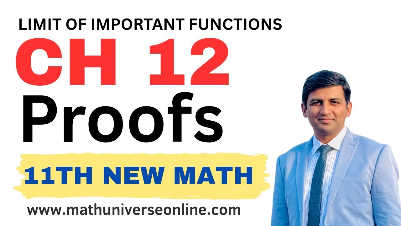 11th Class New Math | Proofs of Functions of Limits | Important results ...
