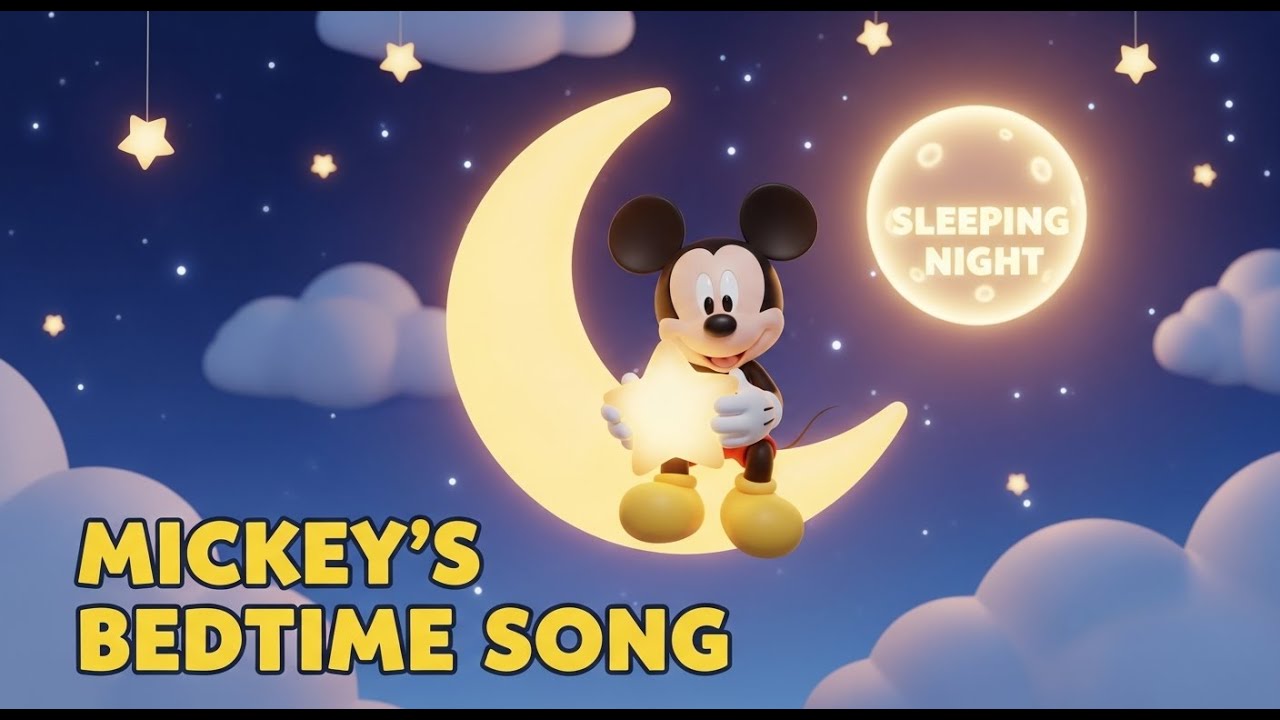 🌙 Mickey Mouse’s Bedtime Song | Sweet Lullaby for Kids | Sleeping Night ...