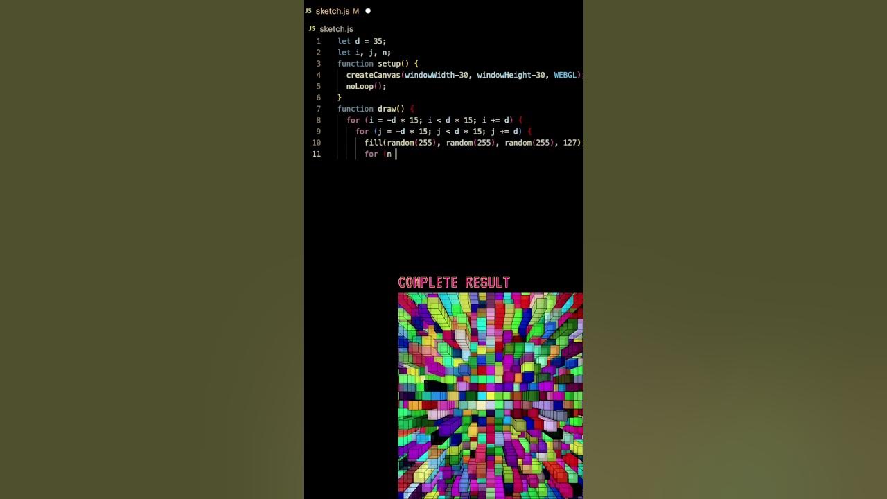 How To Create 3d Grid Box Using P5js Shorts P5js Javascript 2750