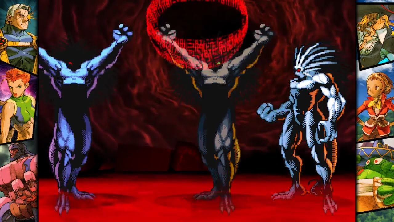 Marvel vs Capcom 2: Blackheart, Blackheart, and Blackheart arcade ...