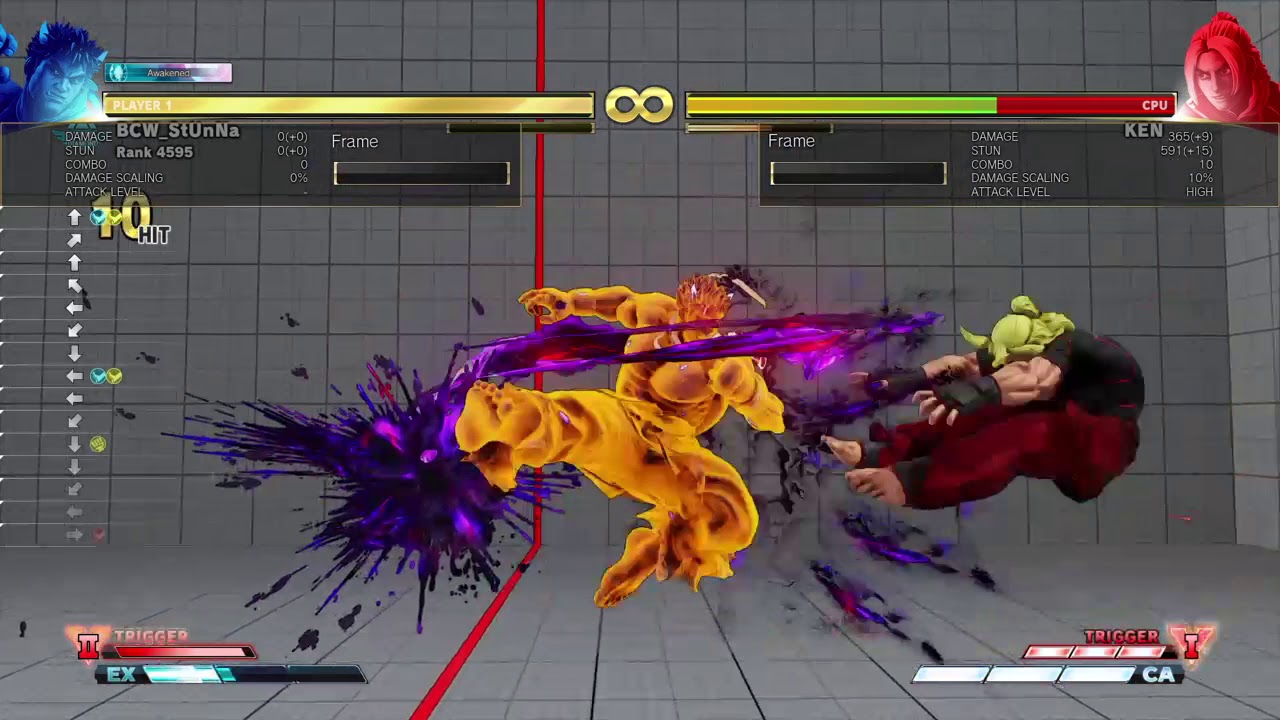 Shoto practice tiger knee motion kage sfv - YouTube