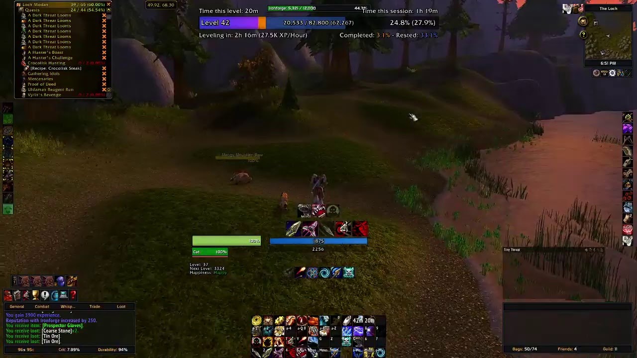 Classic WoW - Troll Hunter Guidelime Leveling 5 - ? - YouTube