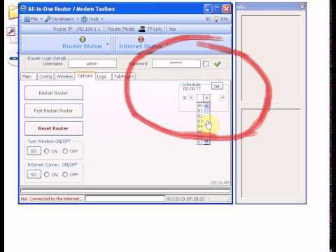 How to reboot your modem / router in specific time - YouTube