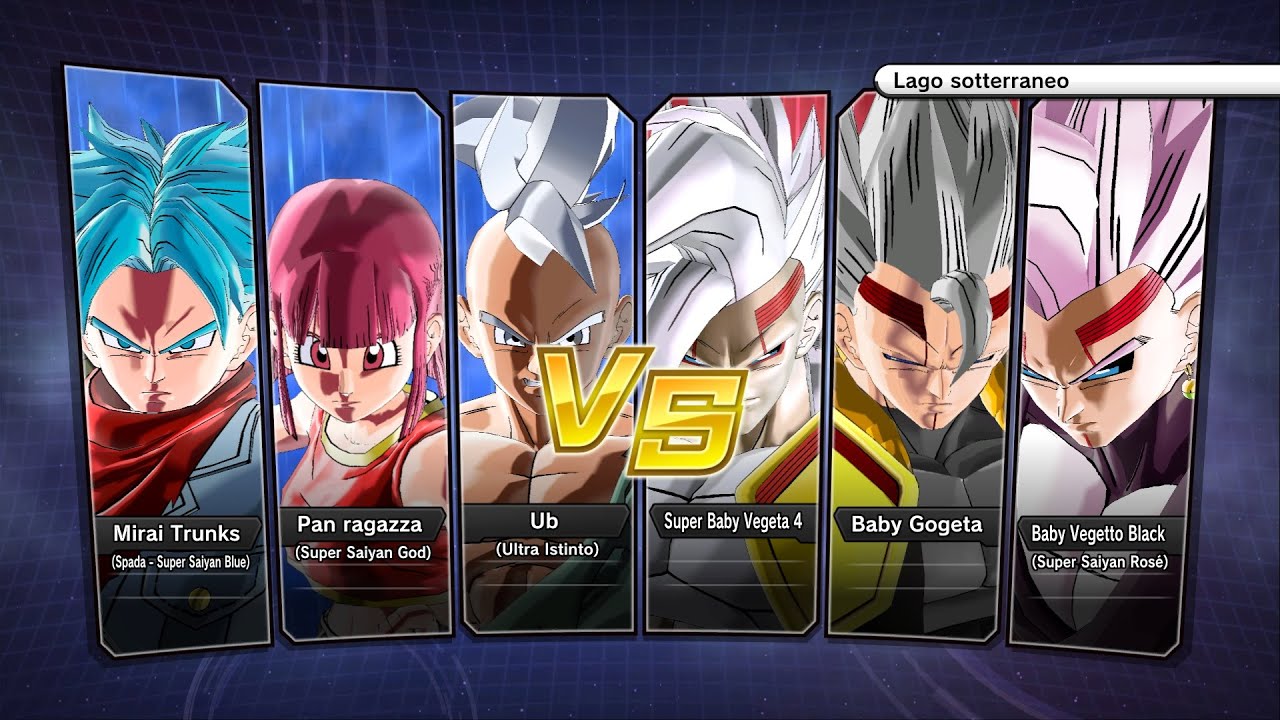 XV2 (PC): Ub UI/Pan SSJG/Mirai Trunks SSJB vs Baby Vegeta SSJ4/Baby ...