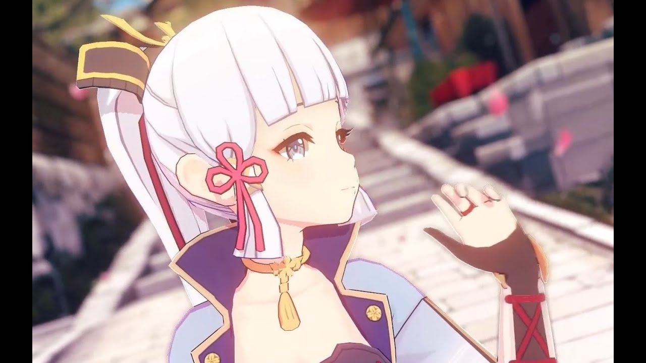 【Genshin Impact MMD／4K／60FPS】Ayaka【極楽浄土】 - YouTube