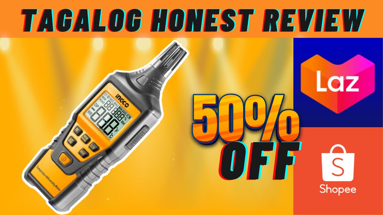 INGCO DIGITAL HUMIDITY & TEMPERATURE METER | TAGALOG HONEST REVIEW ...