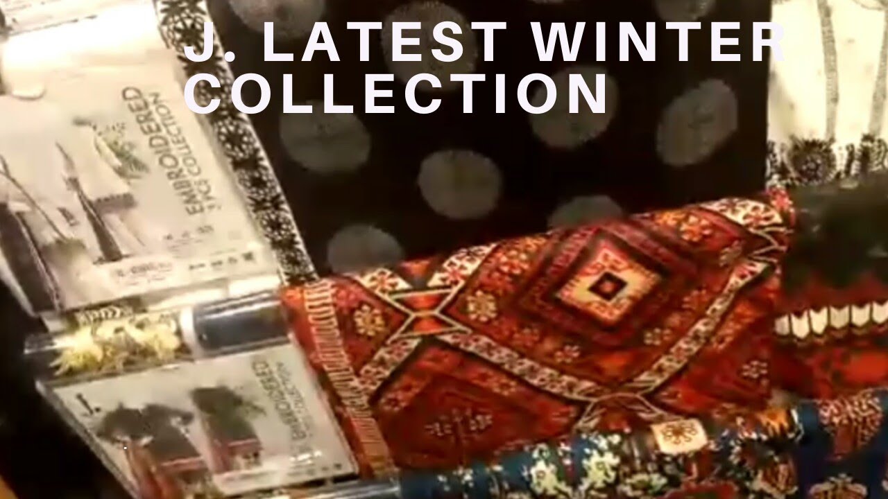 J. latest winter collection with prices | J. unstitched winter ...