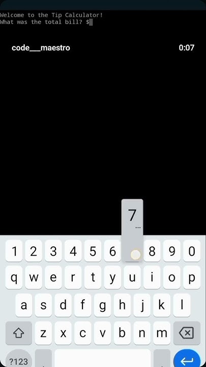 tip calculator by using python #coding #taskcompletion #taskcompletion #python #systemassistat ...
