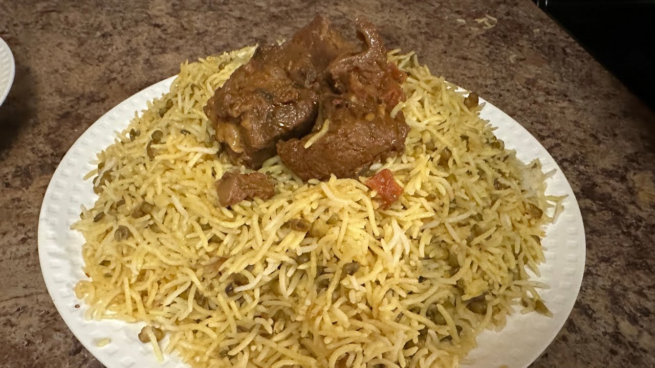 How to cook mash palaw with beef /طرز پختن ماش پلو با ګوشت ګوساله - YouTube