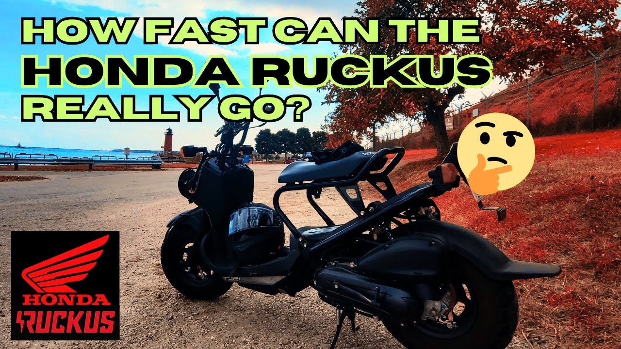 HOW FAST CAN THE HONDA RUCKUS REALLY GO? 🤔 - YouTube