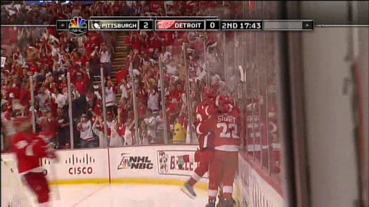 2008 Playoffs: Pit @ Det - Game 5 (2nd Period Highlights) - YouTube