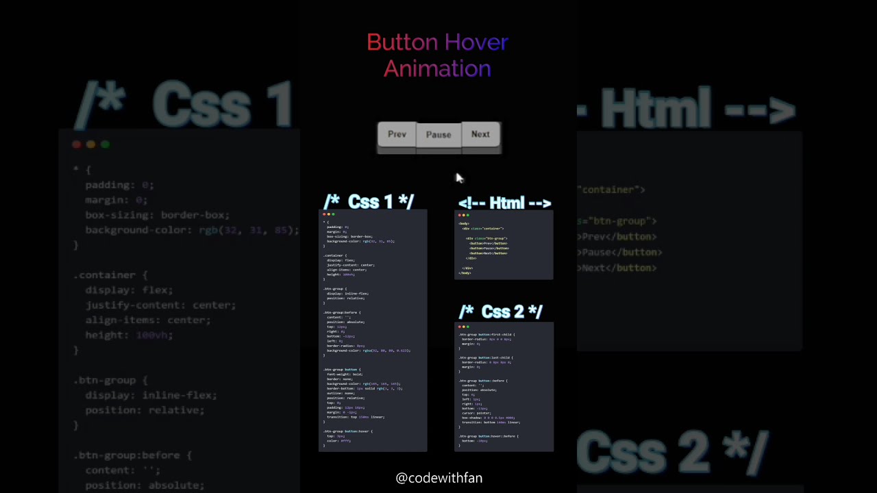 Button With Awesome Hover Effects How To Create Hover Effect In Css shorts programming html Button With Awesome Hover Effects How To Create Hover Effect In Css shorts programming html