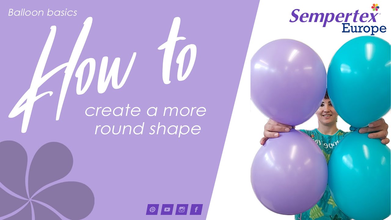 How to | Round Balloon Shape | Balloon Tutorial - YouTube