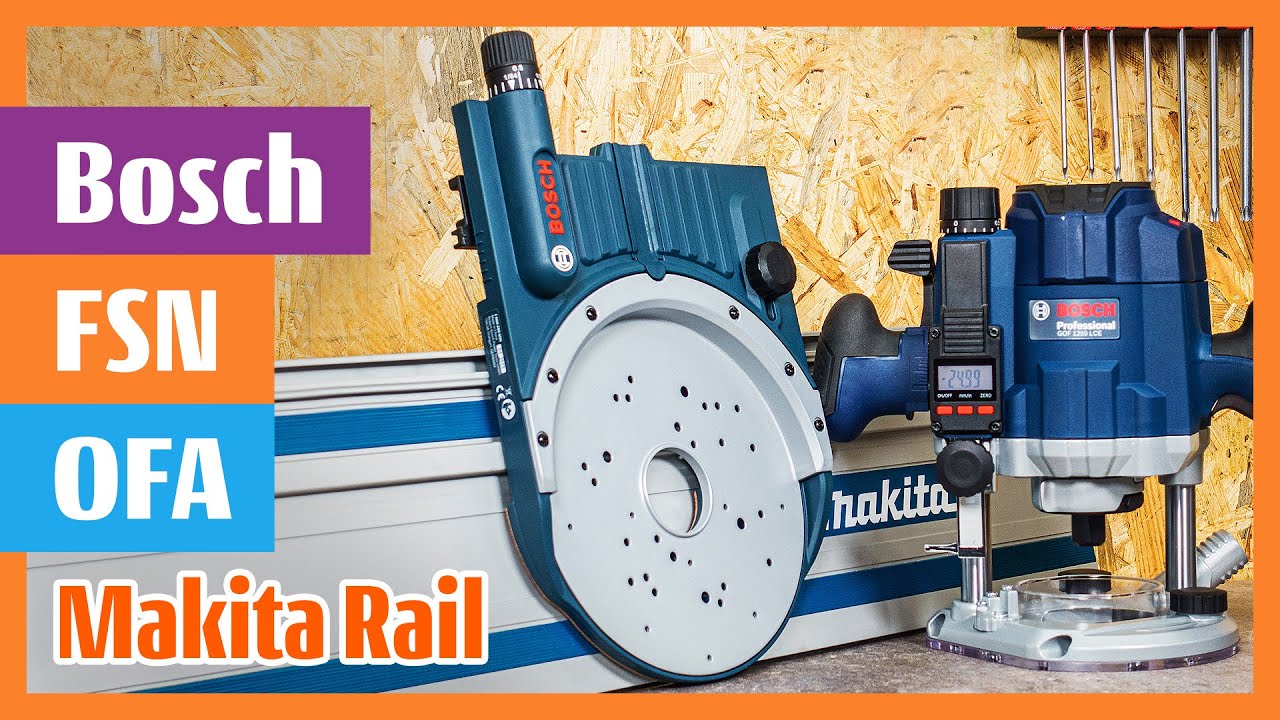 Bosch FSN OFA Open system adapter for routing with guiderails Makita ...