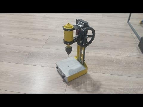 Мини сверлильный станок своими руками - YouTube