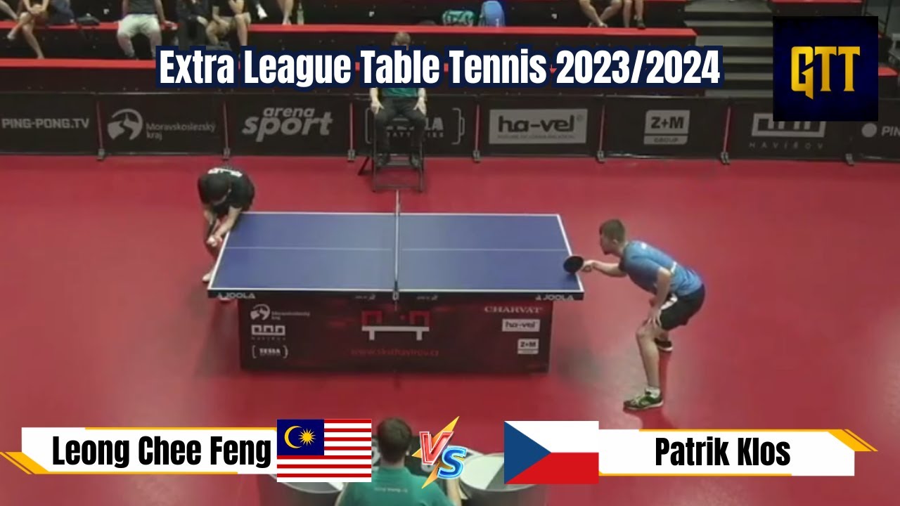 Leong Chee Feng vs Patrik Klos | Extra League 2023/2024 | Table Tennis ...