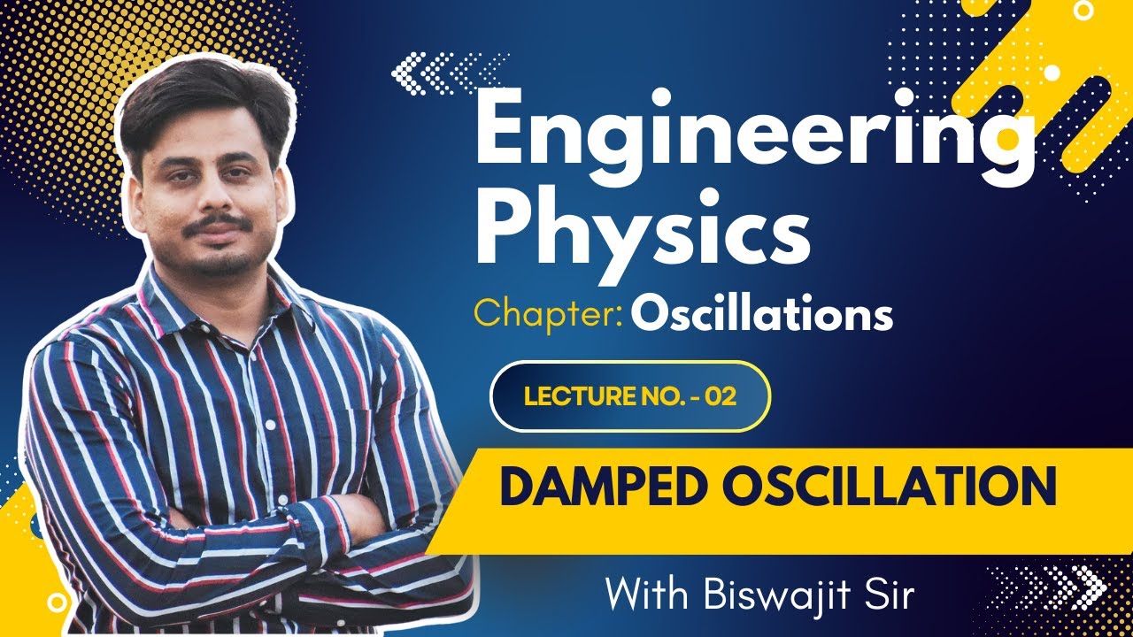 "Damped Oscillations Made Easy | L-02 | Underdamped, Overdamped ...