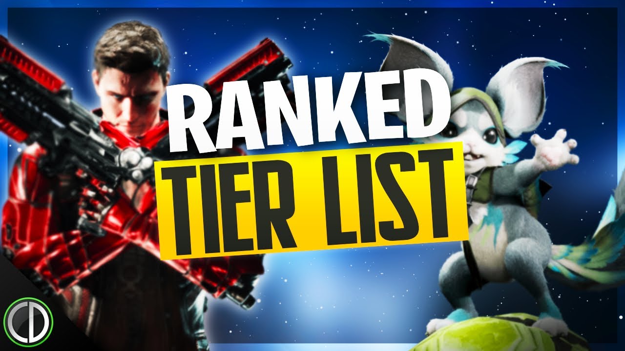 RANKED TIER LIST W/ THE #1 NA PLAYER - Paragon The Overprime - YouTube
