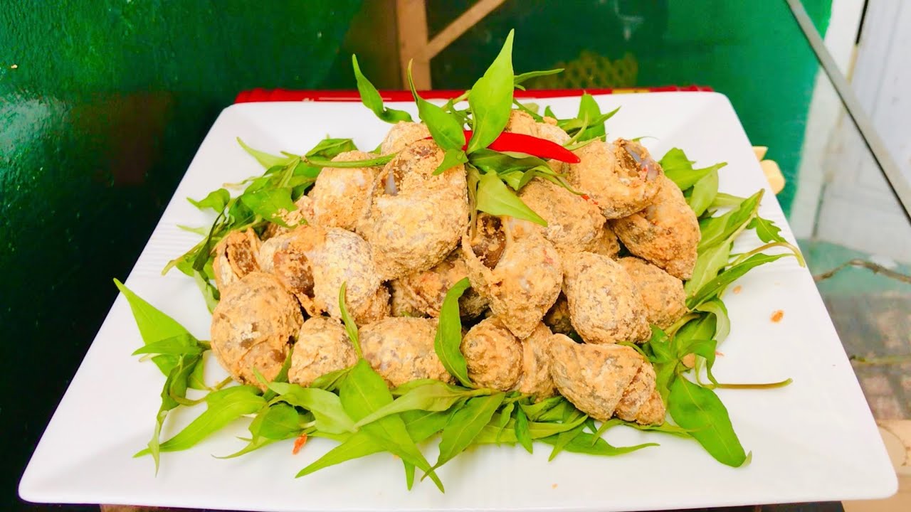 Cách Làm Ốc Hương Rang Muối Ớt siêu ngon ăn là ghiền - YouTube