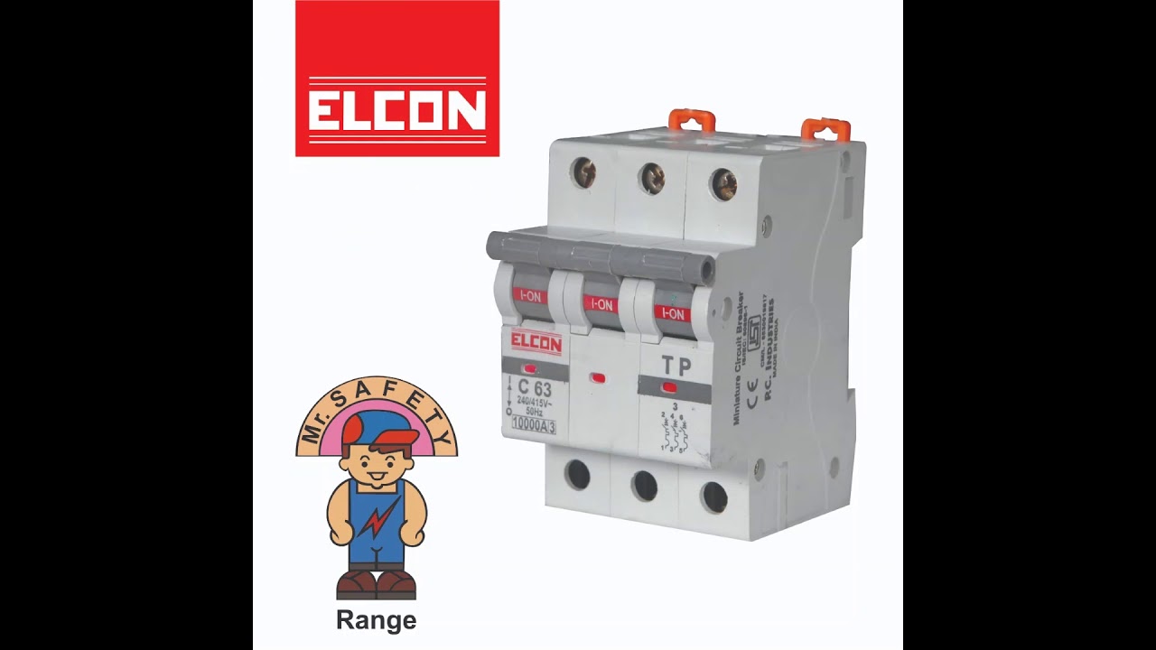 Mr. Safety range of MCB & RCCB by ELCON - YouTube