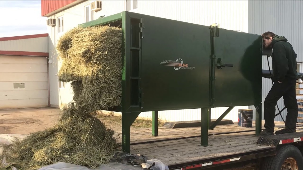 Hay Bale slicer - YouTube