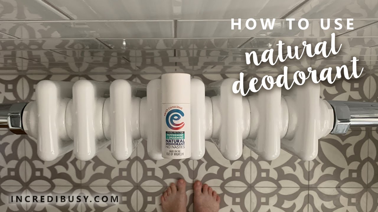 FOUR top tips to easily apply your natural deodorant - YouTube