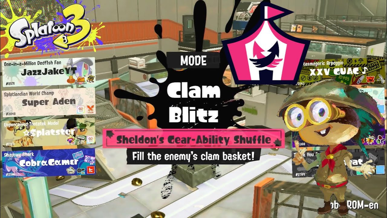 Splatoon 3 Challenge - Sheldon's Gear-Ability Shuffle #2 - YouTube