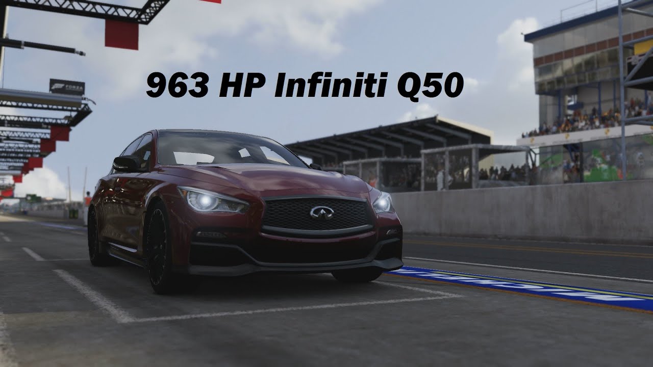 How Fast Will It Go? 2014 Infiniti Q50 Eau Rouge (Forza 6) - YouTube